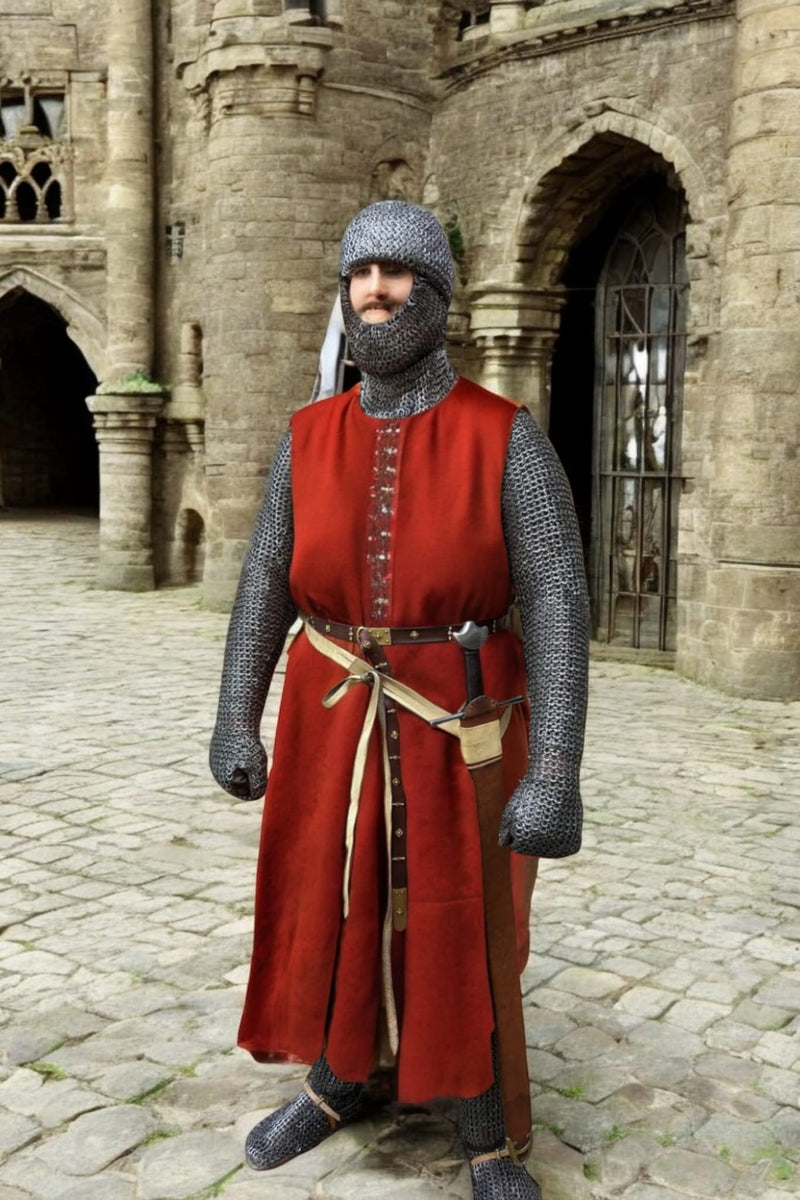 Medieval mail coif, medieval chainmail coif, medieval armour ...