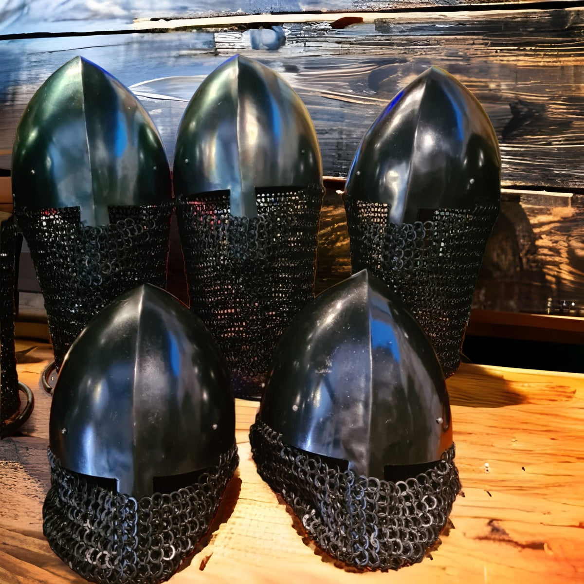 Viking Helmet, Conical Medieval Helmet, Norman helmet – MaximArmouries