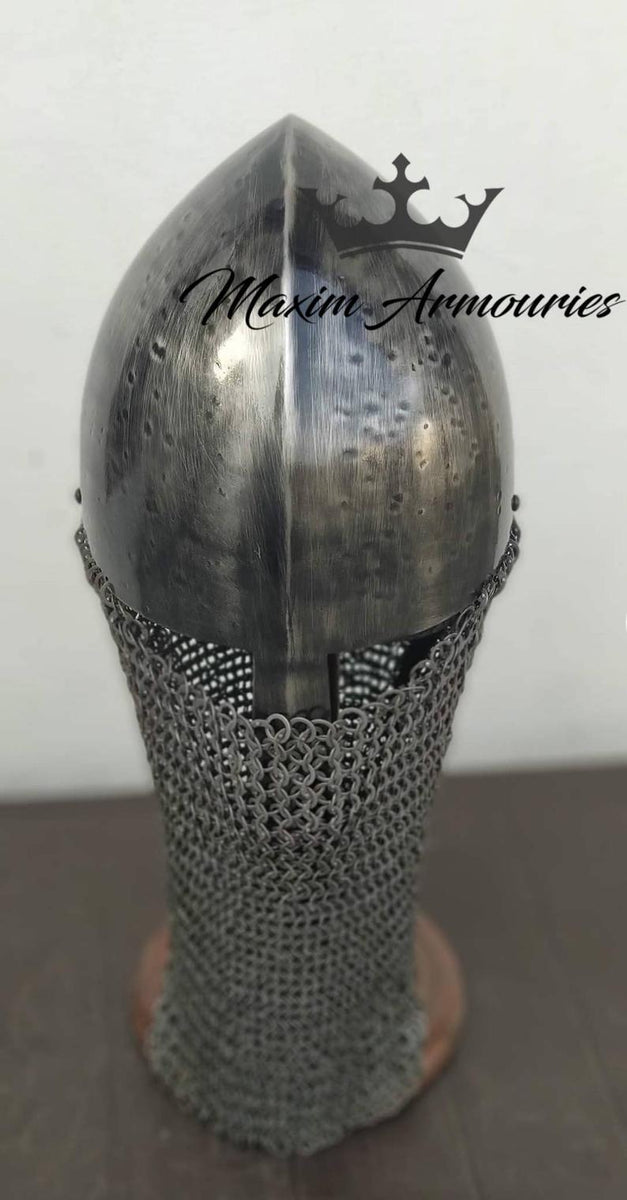 Viking Helmet, Conical Medieval Helmet, Norman helmet – MaximArmouries